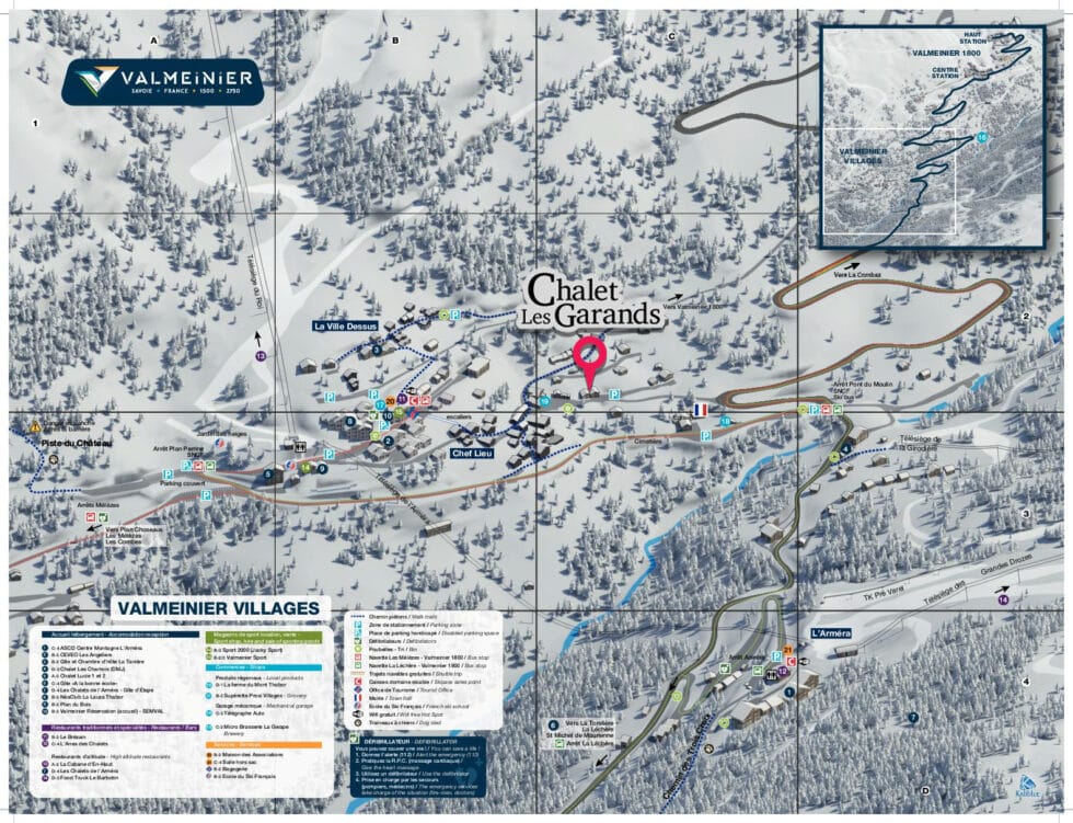Accès - Chalet Les Garands à Valmeinier - Maurienne